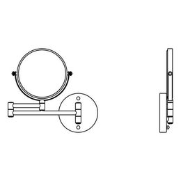 Ideal Standard Kosmetikspiegel IOM A9111AA verchromt