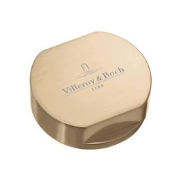Villeroy & Boch Villeroy und Boch Abdeckkappe 94052603 gold, Edelstahl massiv, rund, für Einzeldrehgriff