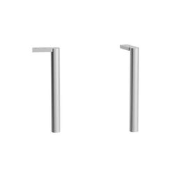 Laufen Pro s F&uuml;&szlig;e H4029911100001 Set = 2 St&uuml;ck, H&ouml;he = 283mm, Aluminium