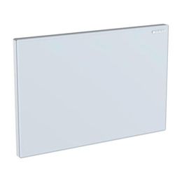 Geberit Sigma Abdeckplatte 115766SI1 Glas wei&szlig;, Zinkdruckguss