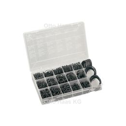 HAAS O-Ring-Sortiment 4144 f&uuml;r Kludi Armatur, 845 St&uuml;ck, 270x180x2mm, Gummi, transparent