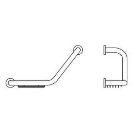 Ideal Standard Wannengriff IOM A9114AA mit Seifenkorb, verchromt