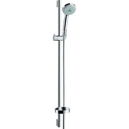 Hansgrohe Brauseset Croma 100 Multi 3jet 27774000 chrom, mit 90 cm Brausestange Unica C