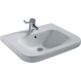 Ideal Standard Contour 21 Waschtisch S238901 mit Hahnloch/Überlauf, unterfahrbar, 60x55,5x17,5cm, weiß