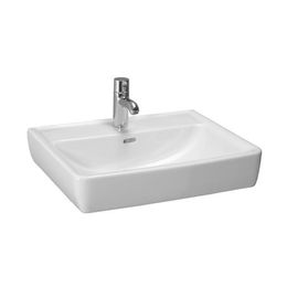 Laufen Pro A Waschtisch 8179520001041 60 x 48 cm, wei&szlig;, mit &Uuml;berlauf, 1 Hahnloch