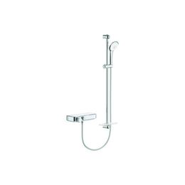 Grohe Grohtherm Brause-Thermostat 34721000 chrom, DN 15, mit Brausegarnitur 90cm