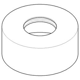 Dornbracht Rosette 092789025-10 092789025 D.85 x D.39 x 37,5 mm wei&szlig; mat