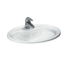 Laufen Pro B Einbau-Waschtisch 8139510001041 56x44 cm, Einbau von oben, wei&szlig;, 1 Hahnloch