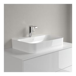 Villeroy & Boch Villeroy & Boch Aufsatz Waschtisch Finion 414261R1 60 x 44,5 cm, White Alpin CeramicPlus, ohne &Uuml;berlauf