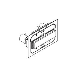 HEWI S 50 Betätigungsplatte 66246 für WC - Module, weiß, manuell