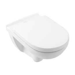 Villeroy & Boch Villeroy & Boch O.NOVO Combi Pack 5660D301 weiß, mit WC, WC-Sitz, WC-Element, Drückerplatte