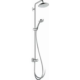 Hansgrohe Croma 220 Reno Showerpipe 27224000 Brausearm 400 mm, schwenkbar, chrom