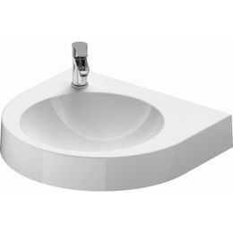Duravit Architec Waschtisch 0449580009 ohne Überlauf, Hahnloch links, weiß