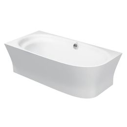 Duravit Cape Cod Badewanne 700362000000000 190 x 90 cm, weiss, Ecke links, R&uuml;ckenschr&auml;ge