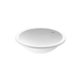 Duravit Architec Einbauwaschtisch 0318450000 &Oslash; 45 cm, weiss, Einbau von oben