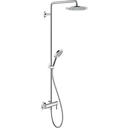 Duravit C.1 Duschsystem C14280007010, chrom, mit Einhebel-Brausemischer, Ausladung 350mm