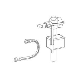 Mepa Ersatzset 590267 UP-Sp&uuml;lkasten SC R11, F&uuml;llventil mit Panzerschlauch