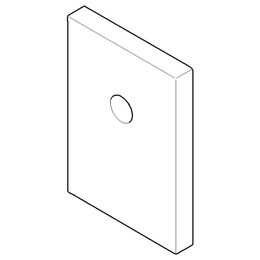 Dornbracht Rosette WT-WB - 092773006-00 100x75x30_chrom