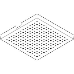 Hansgrohe Dekorplatte Axor Starck 95890000 240x240mm chrom, zu Kopfbrause, Ersatzteil
