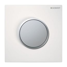 Geberit Hytouch Sigma 10 Urinalsteuerung 116015KL1 pneumatisch, weiß/mattverchromt