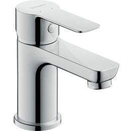Duravit A.1 Waschtischarmatur A11010002010 S-Size, chrom, Zugstange, Ausladung 95mm, ohne Zugstangen-Ablaufgarnitur