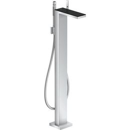 Hansgrohe Axor MyEdition Wannenarmatur 47440600 Ausladung 196 mm, bodenstehend, chrom/Schwarzglas