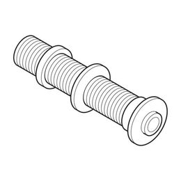 Geberit Dr&uuml;cker und Rosette 241887211 glanzverchromt