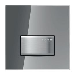 Geberit Urinalsteuerung Typ 50 116016SD5 Rauchglas verspiegelt / chrom, pneumatisch