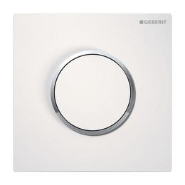Geberit Hytouch Typ 10 Urinalsteuerung 116015KJ1 pneumatisch, weiss/verchromt/weiss