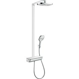Hansgrohe Raindance Select 300 Showerpipe 27282000 E300, chrom, 2jet, EcoSmart 9L, Brausearm 38 cm