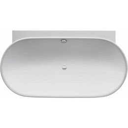 Duravit Luv Badewanne 700433000000000 180 x 95 x 46 cm, Vorwand, Verkleidung und Gestell, 2 R&uuml;ckenschr&auml;gen, wei&szlig;