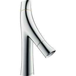 Hansgrohe Axor Starck Organic Waschtischarmatur 12011000 2 Griff Armatur 80, chrom, ohne Ablaufgarnitur