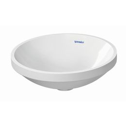Duravit Architec Einbauwaschtisch 0319370000 , Ø37,5 cm, weiß, Einbau von unten