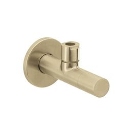 Herzbach Design iX PVD Eckventil 21.954780.1.41 mit Rosette, Brass Steel