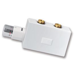 Bemm Purline M-Ventil ZPUVESW5 wei&szlig;, Eck, DN 15x50mm, mit Thermostat Puro, wei&szlig;