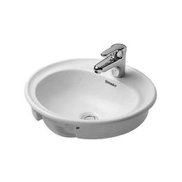Duravit Design Classics Einbauwaschtisch Universal Manua 5220480000 48 cm, Einbau von oben, Weiß Hochglanz
