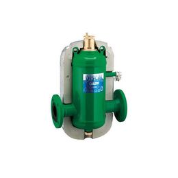 Caleffi Discal Mikroblasenabscheider 551052 DN 50, Stahl-Geh&auml;use, Flanschanschl&uuml;sse, mit Isolierung
