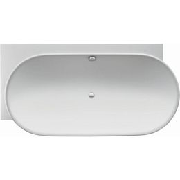 Duravit Luv Badewanne 700431000000000 185 x 95 x 46 cm, links, Verkleidung und Gestell, 2 R&uuml;ckenschr&auml;gen, wei&szlig;
