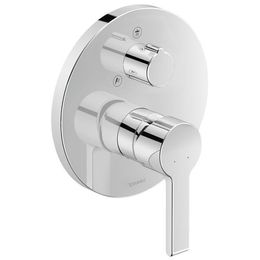 Duravit B.2 Wannenarmatur B24210012010 chrom, Unterputzarmatur, mit Umstellung