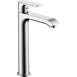 Hansgrohe Metris 200 Waschtisch Armatur 31183000 chrom, f&uuml;r flache Waschsch&uuml;sseln, Ablaufgarnitur