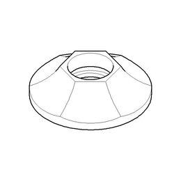 Dornbracht Ros.schub up/abgang da=60 092737003-00 chrom