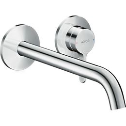 Hansgrohe Axor One Fertigmontageset 48120000 Unterputzarmatur, f&uuml;r Wandmontage, mit Hebelgriff und Auslauf 220mm, chrom