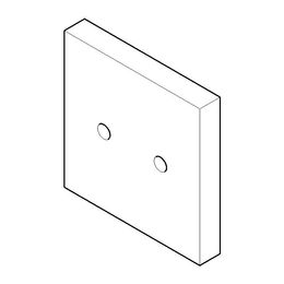Dornbracht Rosette Kneipp-WAB m.Schl 092797022-06 platin matt