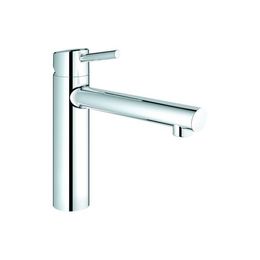 Grohe Sp&uuml;ltischarmatur Concetto 31210001 mittelhoher Auslauf, Vorfenstermontage, chrom