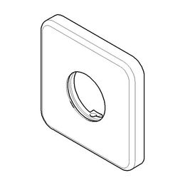 Dornbracht Rosette - 092796003-00 85 x 80 x 20_chrom