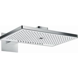 Hansgrohe Rainmaker Select 460 Kopfbrause 24017400 weiss-chrom, 3jet, EcoSmart 9 l/m, Brausearm 450
