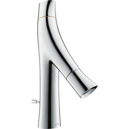 Hansgrohe Axor Starck Organic Waschtischarmatur 12010000 2 Griff Armatur 80, chrom, Ablaufgarnitur