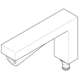 Dornbracht Auslauf 125 mm kpl - 90110619000-00 chrom