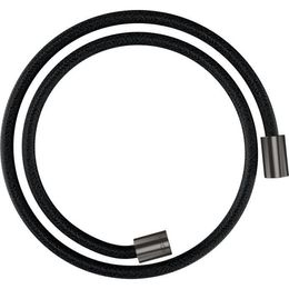Hansgrohe Textilbrauseschlauch 28228340 1250 mm, Mutter beidseitig zylindrisch, brushed black chrome