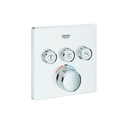 Grohe Grotherm Smartcontrol Brausethermostat 29157LS0, moon white, 3 Absperrventile